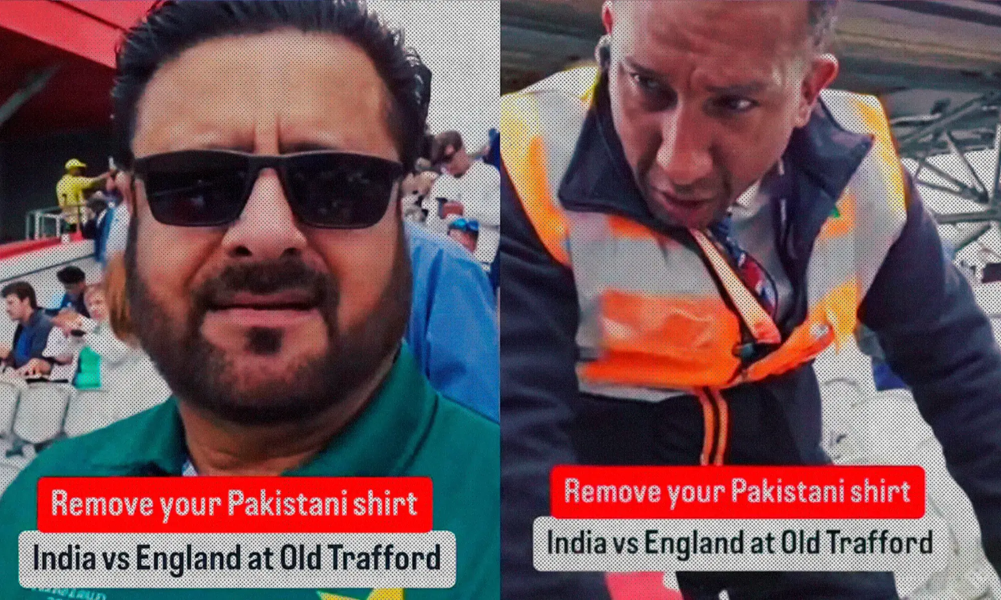 Cricket or politics — Pakistani fan asked to cover his shirt during ...